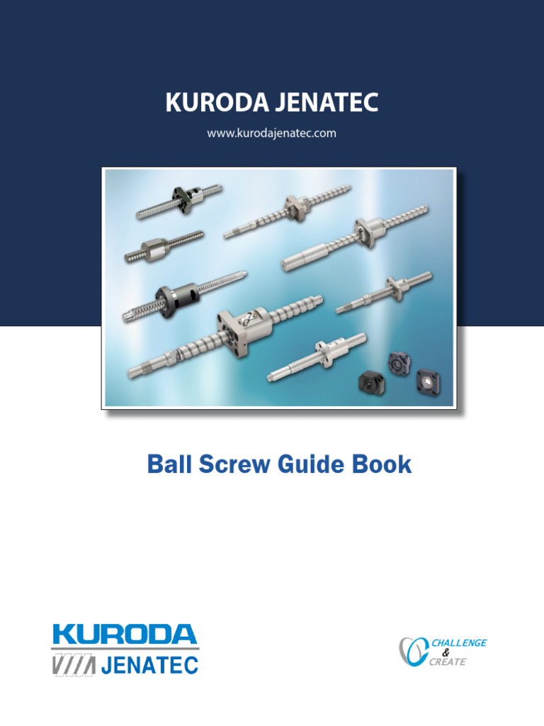 All Ballscrew Guidebook Summary Catalog | PDF | Screw | Metalworking