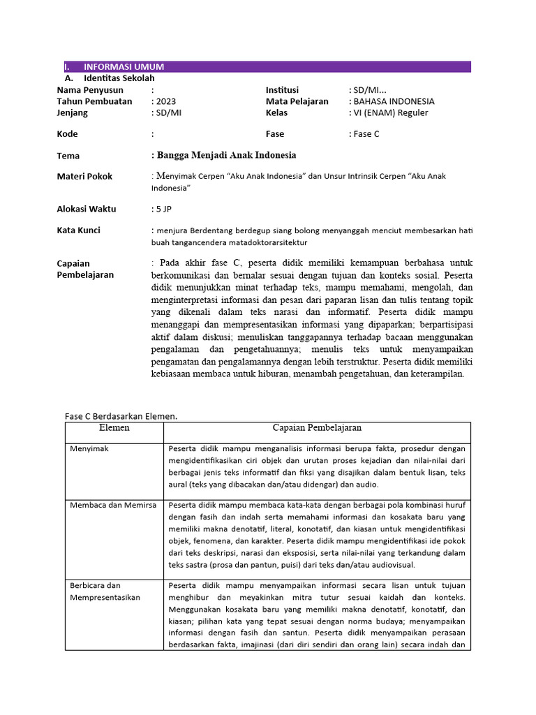 Informasi Umum | PDF | Seni & Disiplin Bahasa | Fiksi Umum