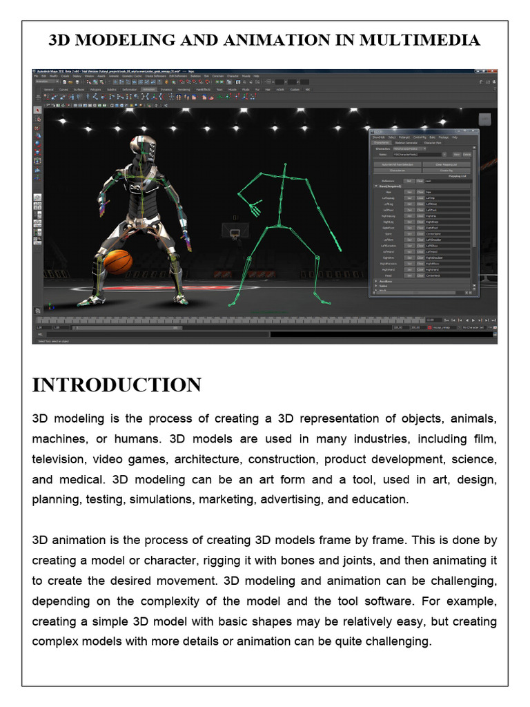 content creation | PDF | Texture Mapping | 3 D Modeling