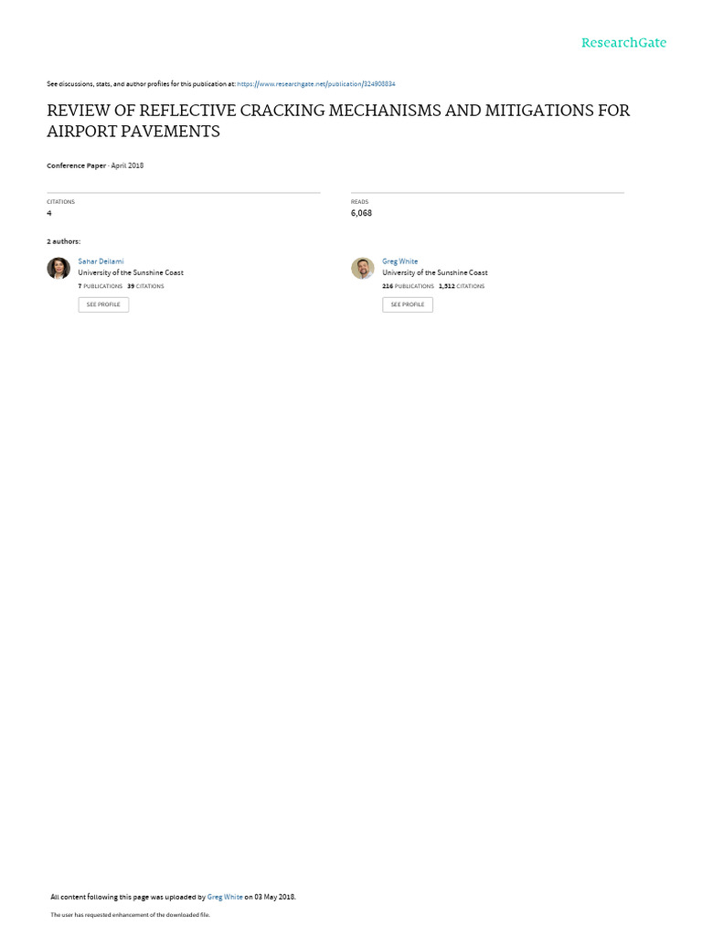 Review of Reflective Cracking Mechanisms and Mitigations For Airport ...