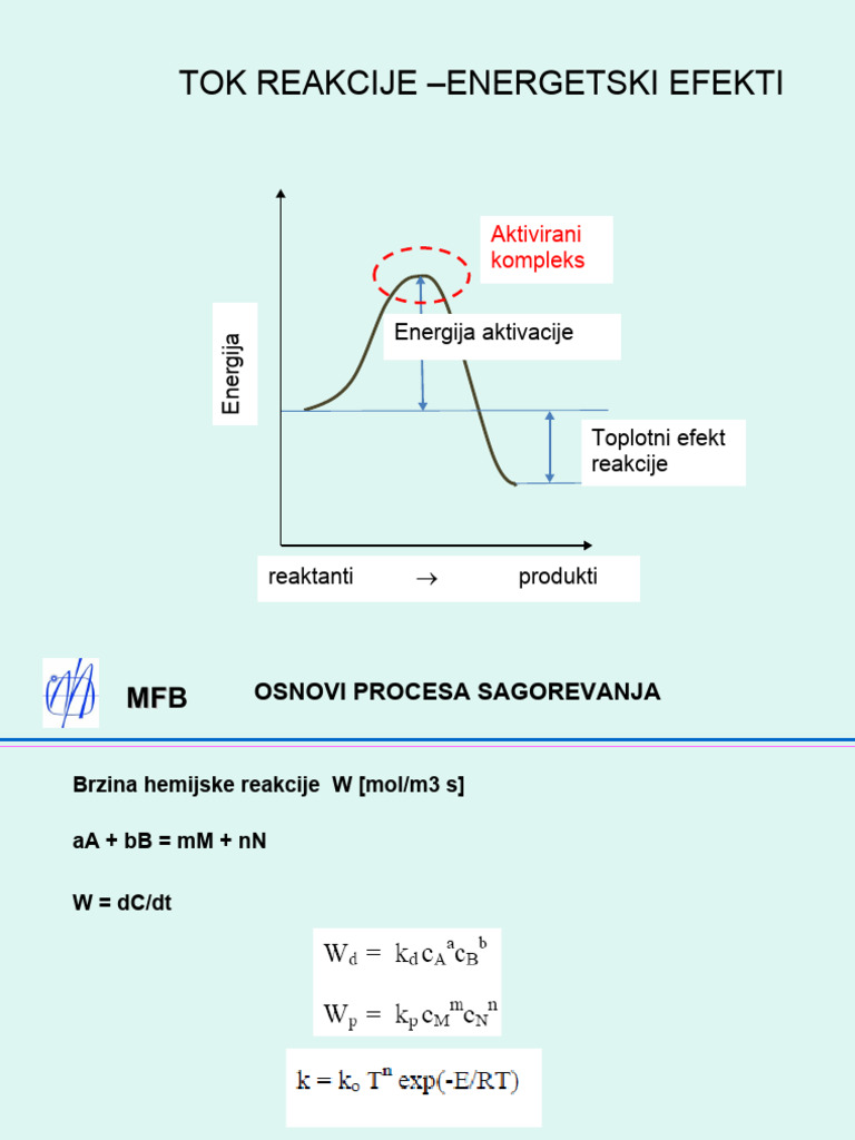 Brzina Hemijske Reakcije, Hemijska Ravnoteza, Proncip LE CHATELIERA | PDF