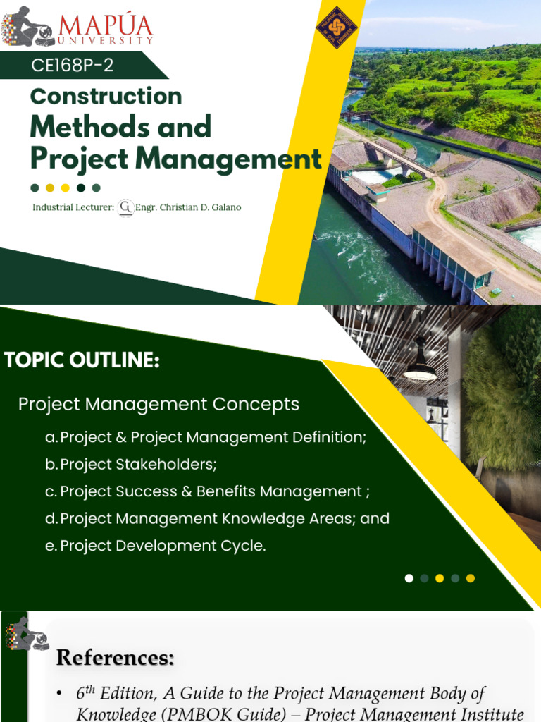 Topic 1 Project Management Concepts PDF Project Management