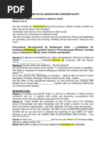 Emcee Script for Graduation Ceremony | PDF