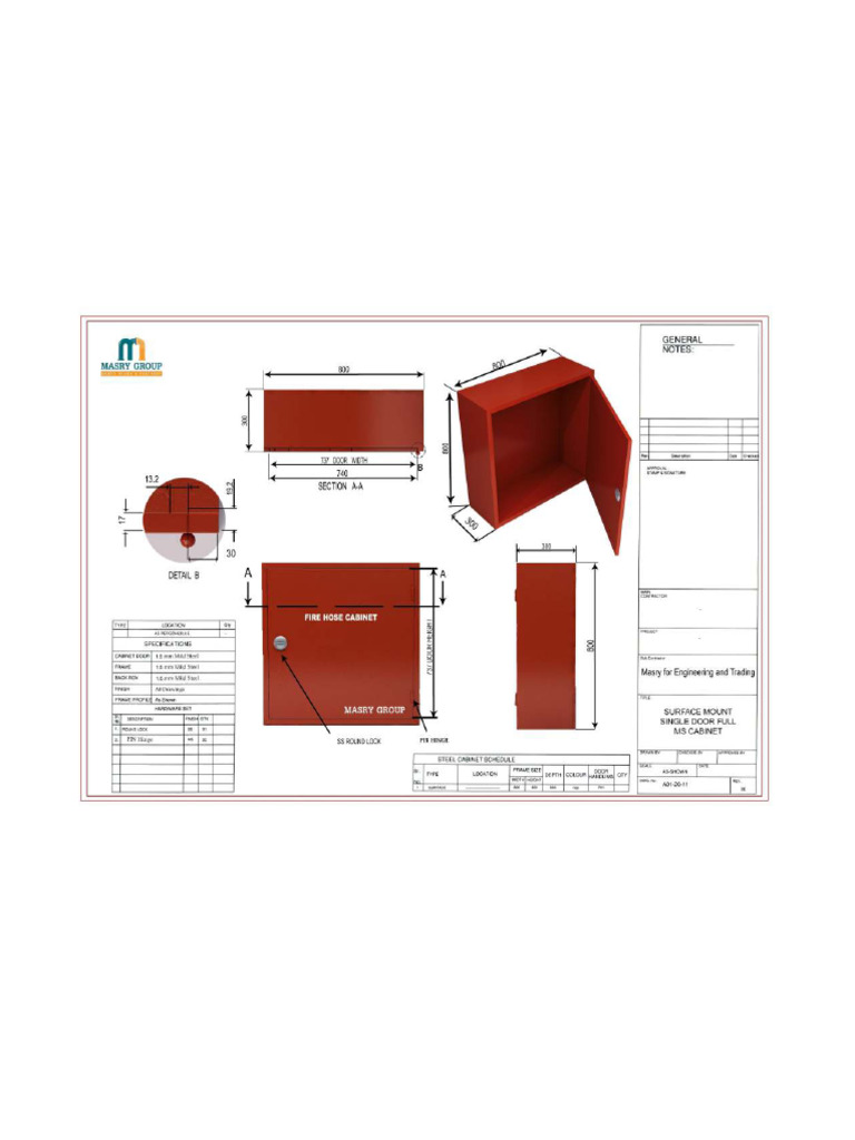 EZUlA Fire Hose Cabinet | PDF