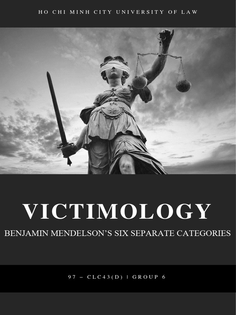 Victimology Benjamin Mendelsons Six Separate Categories | PDF ...