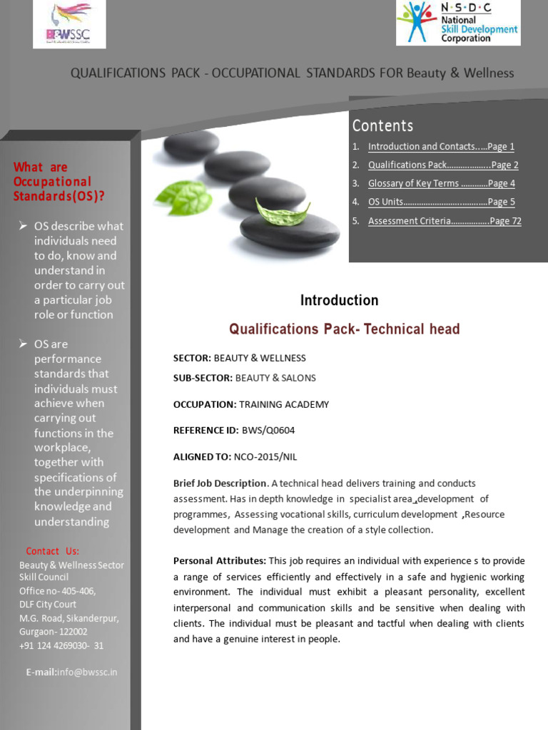 QP BWS Q0604 Institute Technical Head | PDF | Thought | Vocational Education
