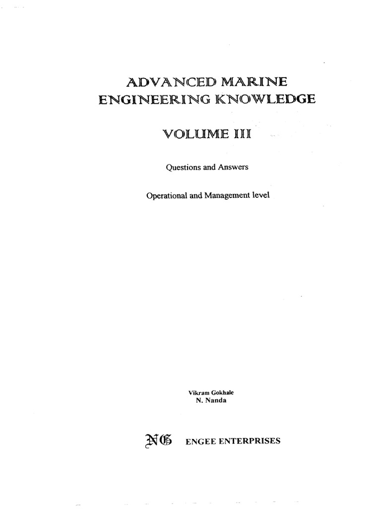 Advanced Engineering Knowledge Vol III | PDF