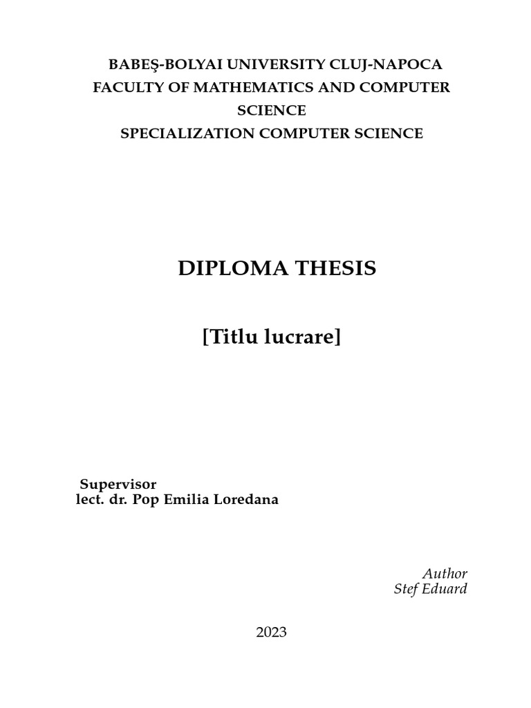 Titlu Lucrare | PDF | Computer Programming | Computing