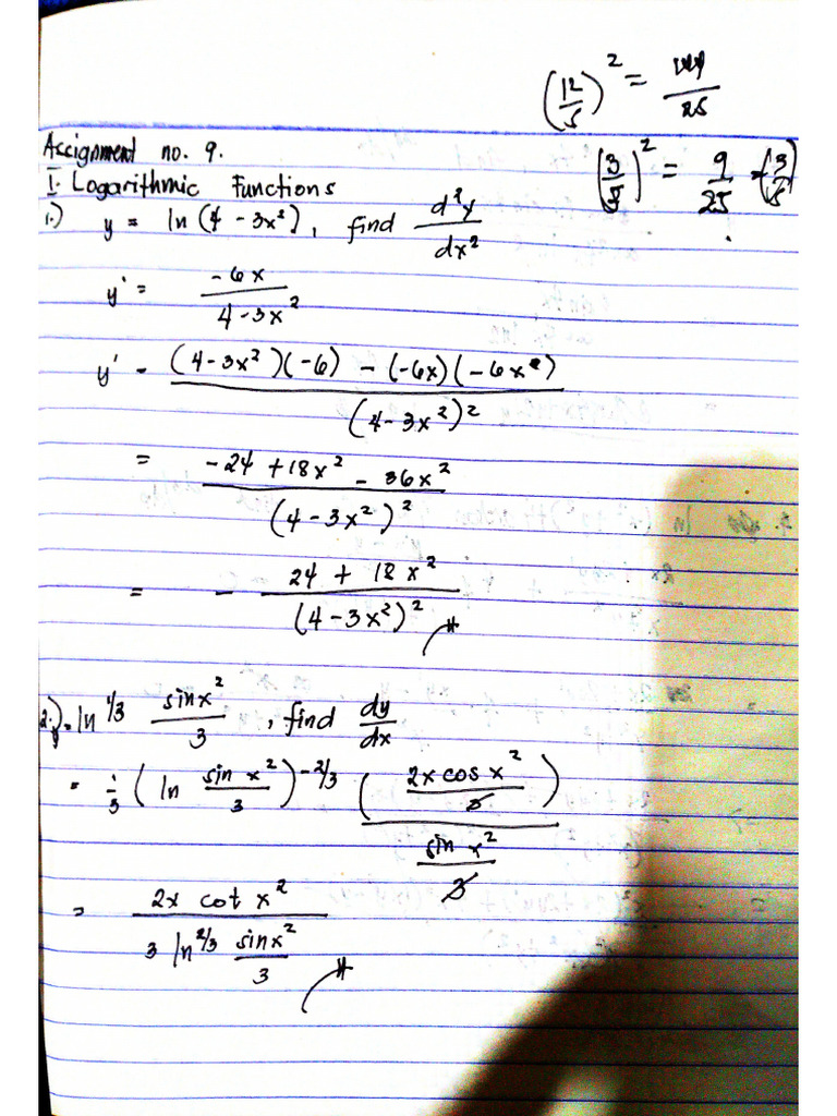Differential Calculus - Nested Functions | PDF