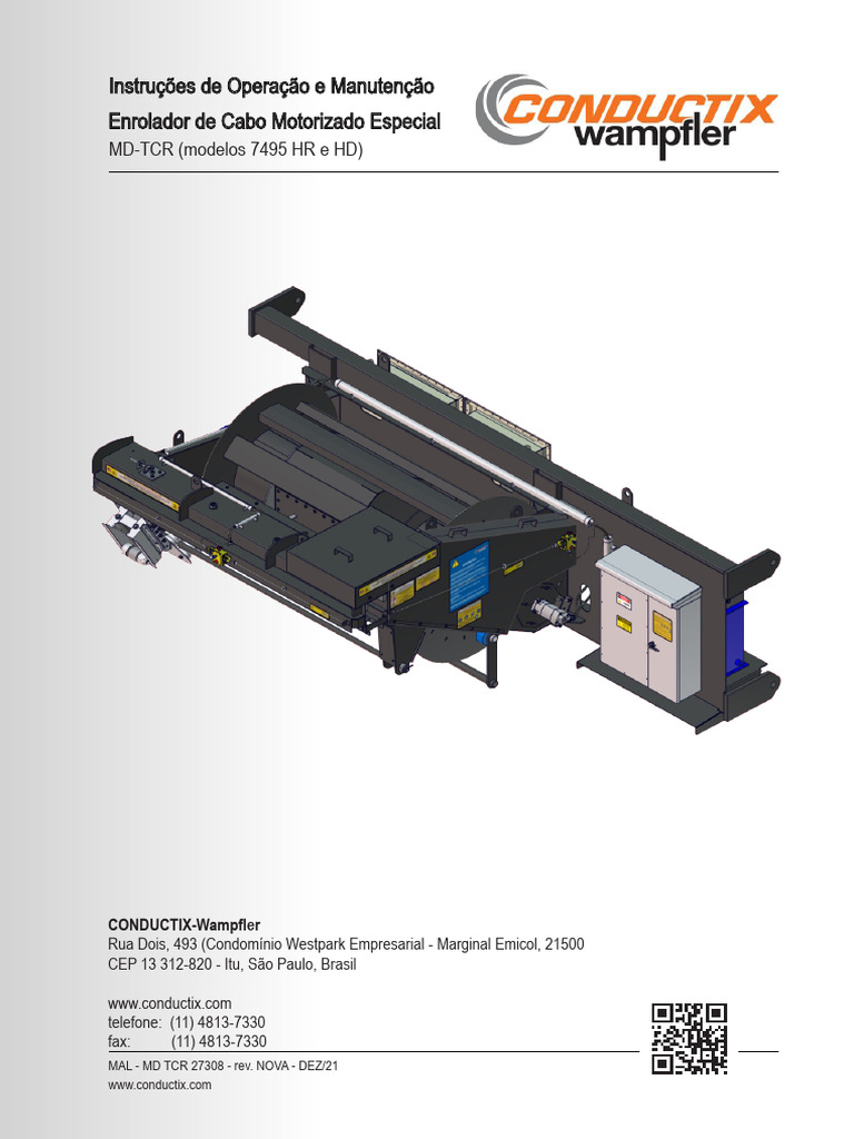 MANUAL ENROLADOR MD-TCR (MODELOS 7495 HR e HD) 7.2 KV | PDF ...