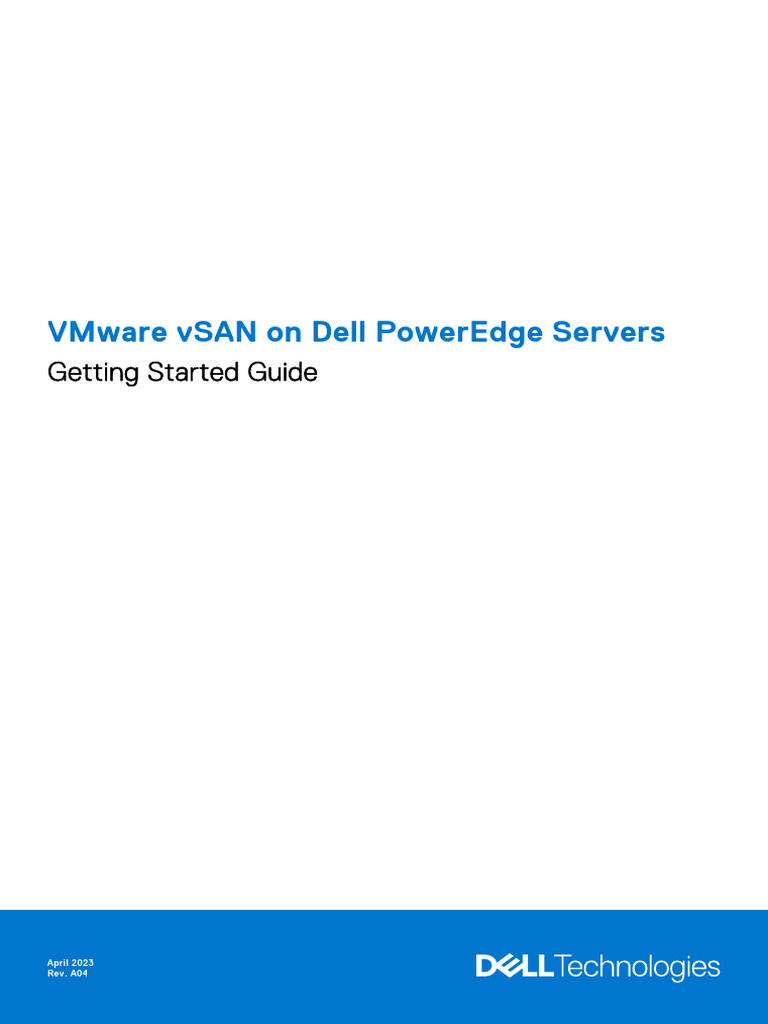 VMware vSAN Guide for Dell Servers | PDF | Computer Data Storage ...