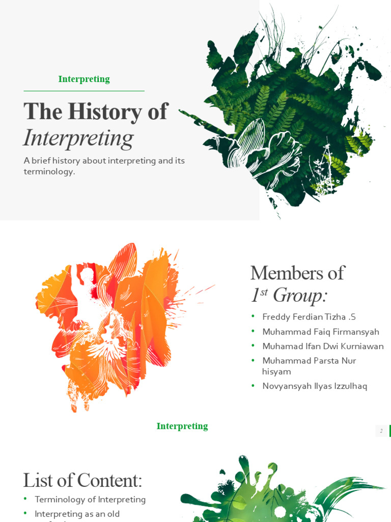 The History of Interpreting | PDF | Translations | Language Interpretation