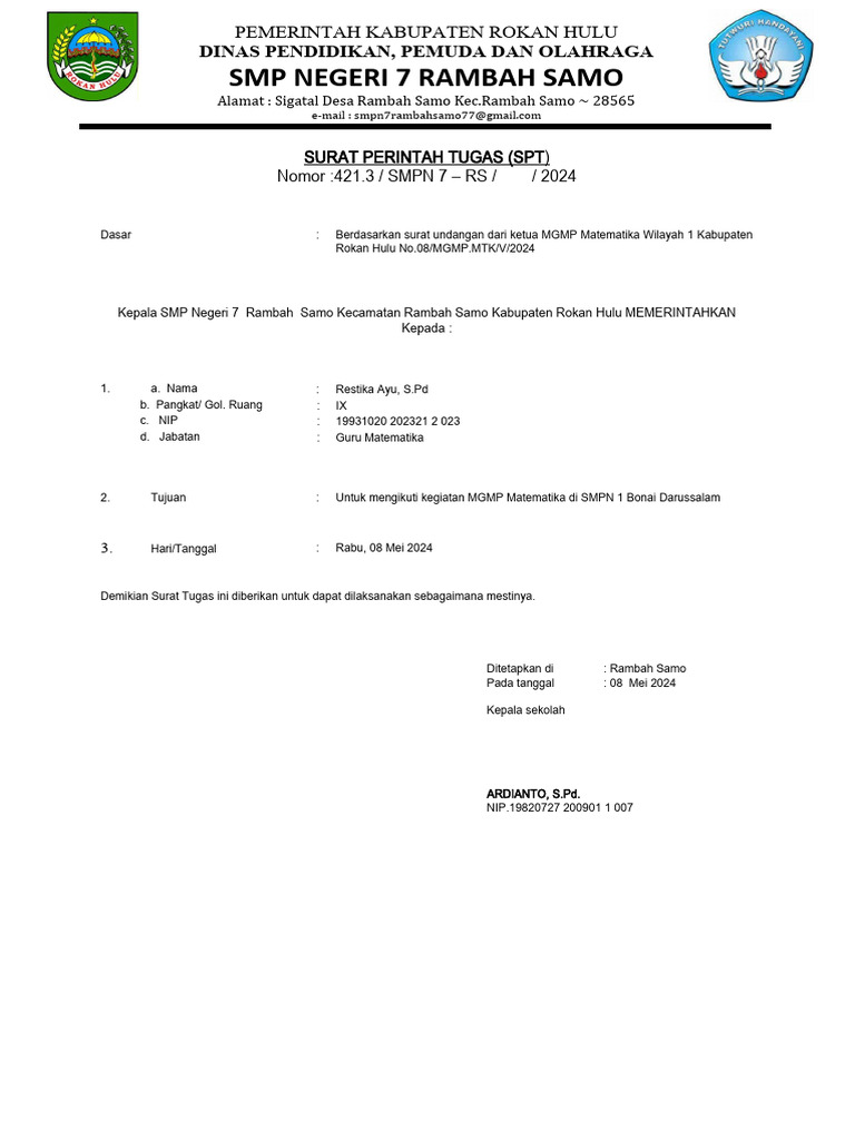 SPPD MGMP Mei 2024 | PDF