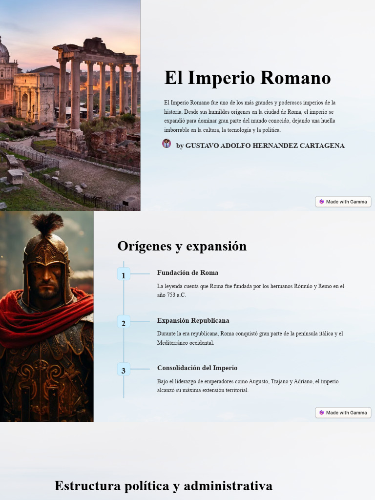 El Imperio Romano | PDF | imperio Romano | Roma antigua