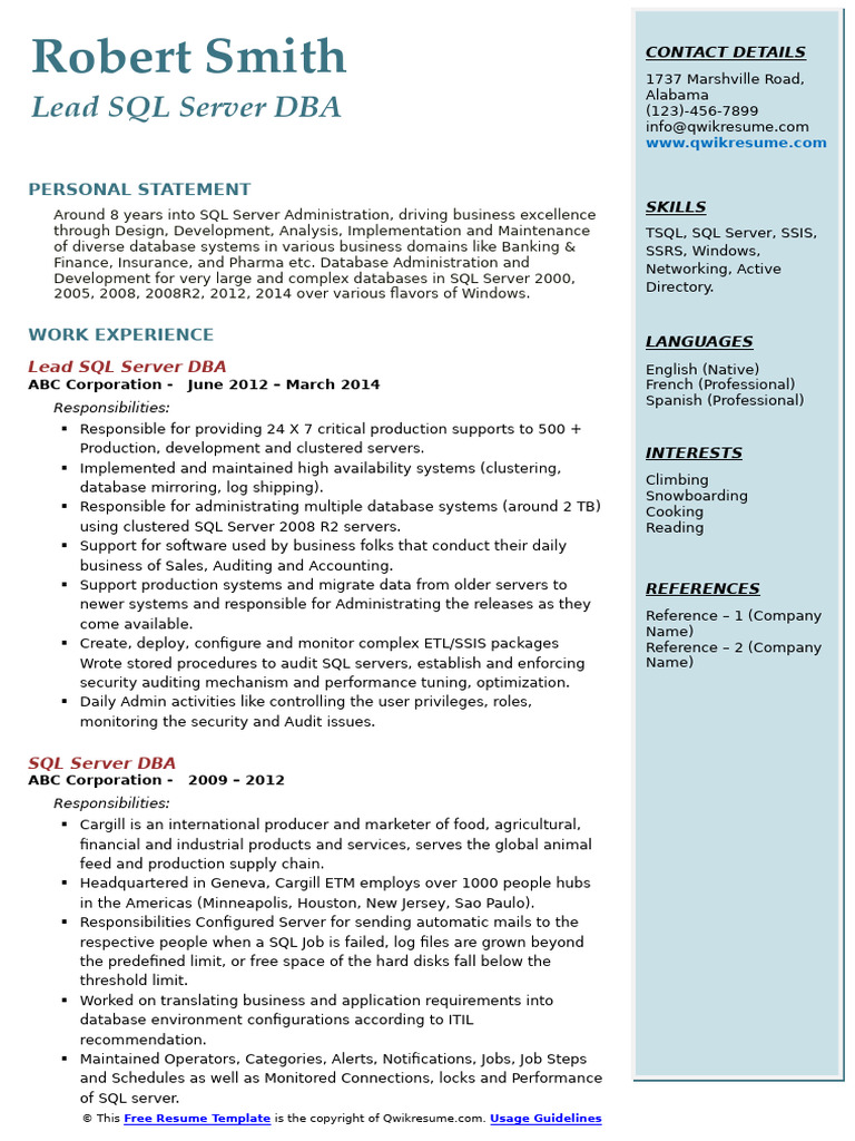 SQL Server Dba 1564556517 | PDF | Microsoft Sql Server | Databases