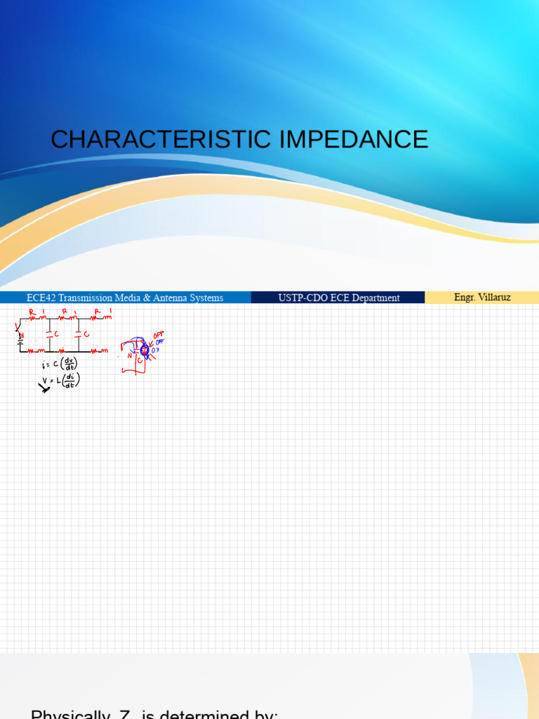 3 Characteristic Impedance | PDF | Transmission Line | Antenna (Radio)