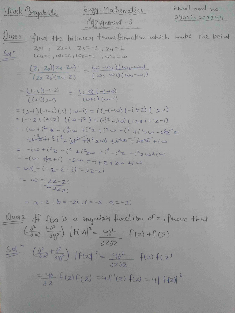 Vivek 0901EC221154 Assignment 3 | PDF