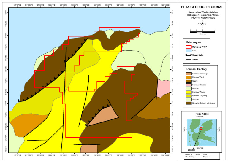 Peta Geologi Regional A4 | PDF