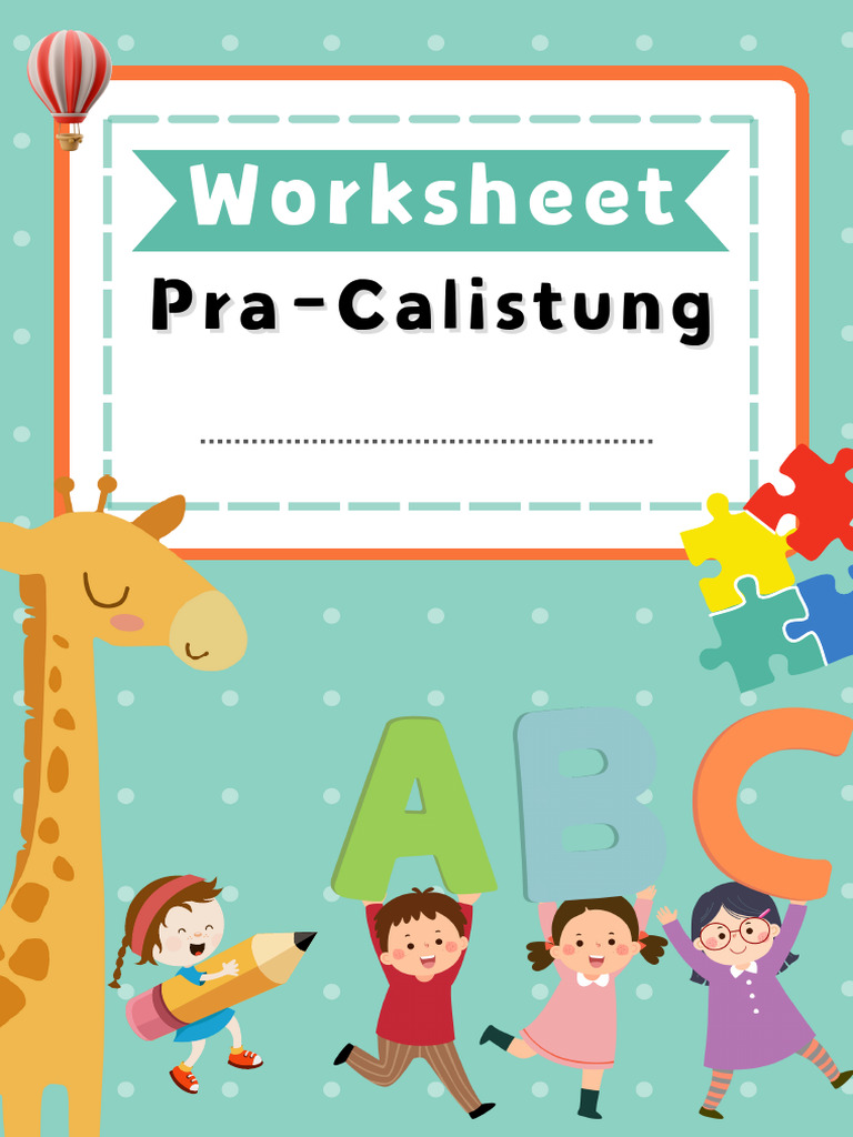 Worksheet Pra-Calistung - 20240608 - 115517 - 0000 | PDF
