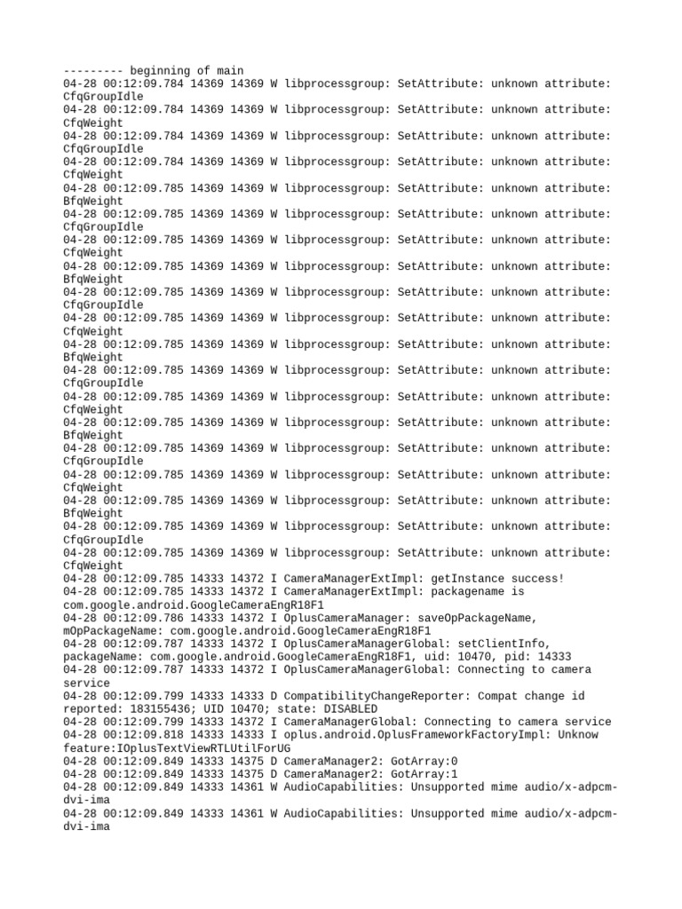 Log Cat 1714237929709 | PDF | Computing | Computing Platforms