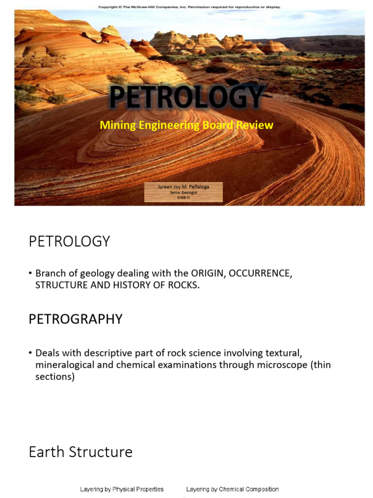 Lecture Material - Petrology | PDF | Sedimentary Rock | Rock (Geology)