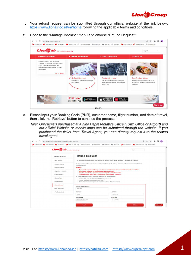 User Guide Refund | PDF