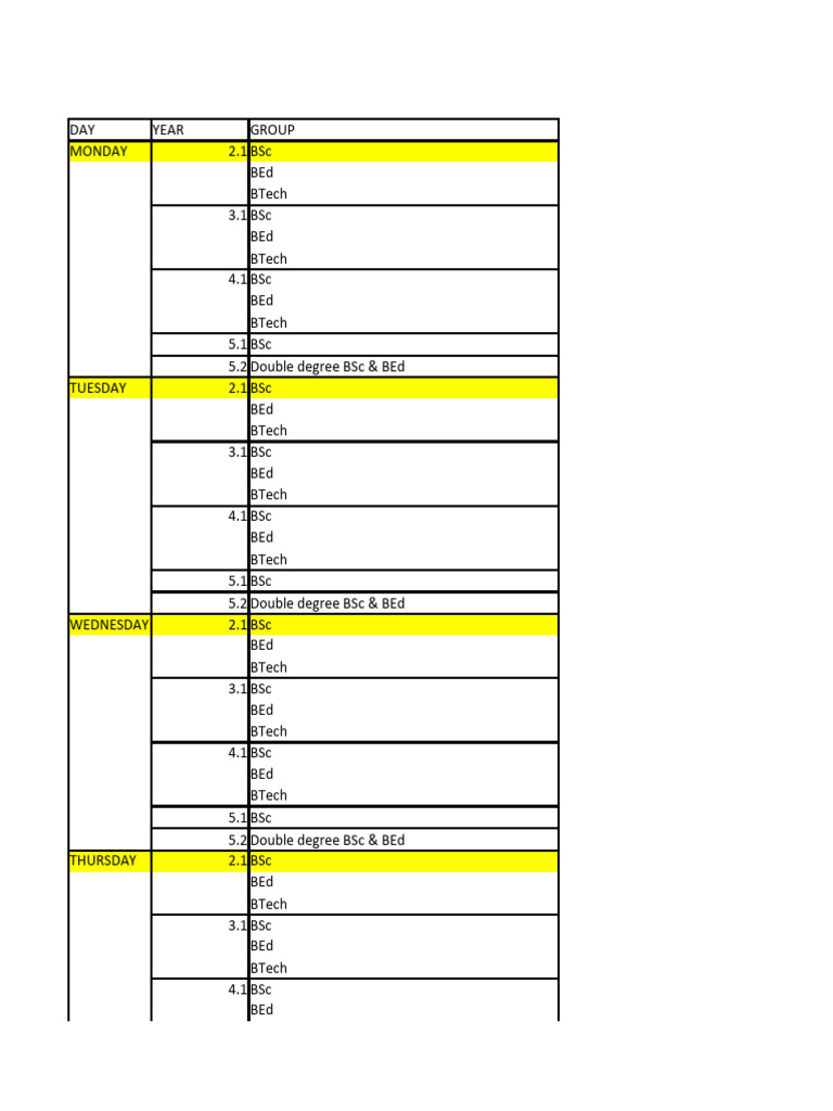 Civil Engineering May - August 2024 Main Teaching Timetable Draft 2 | PDF | Civil Engineering ...