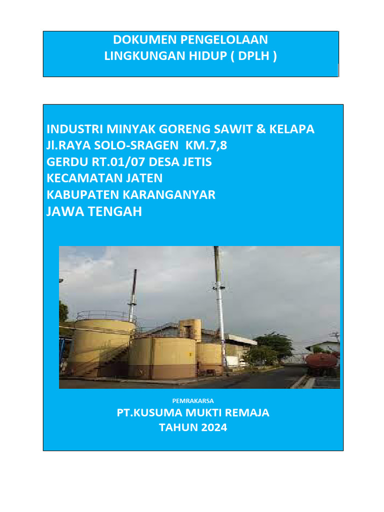 DPLH PT Kusuma Mukti Remaja | PDF