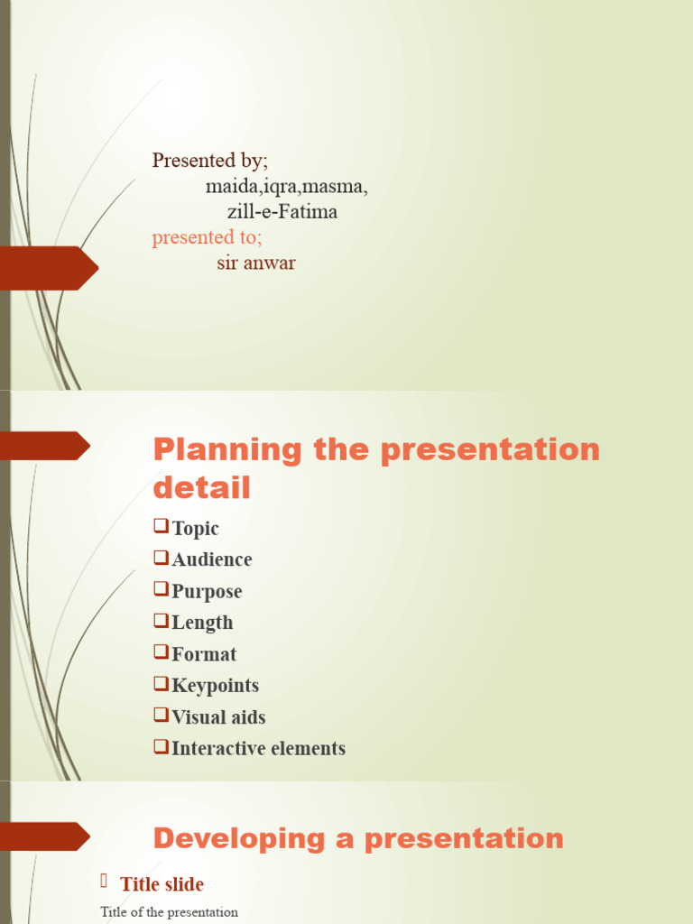 Effective Presentation Planning Guide | PDF | Art