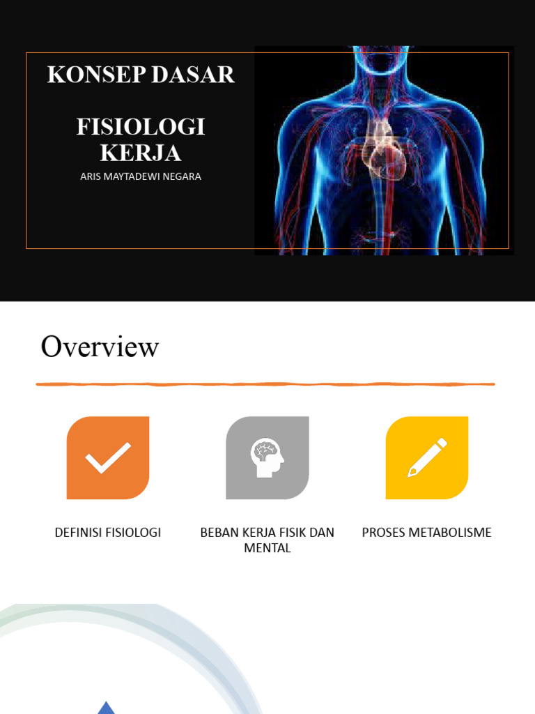 Konsep Dasar Fisiologi Kerja | PDF