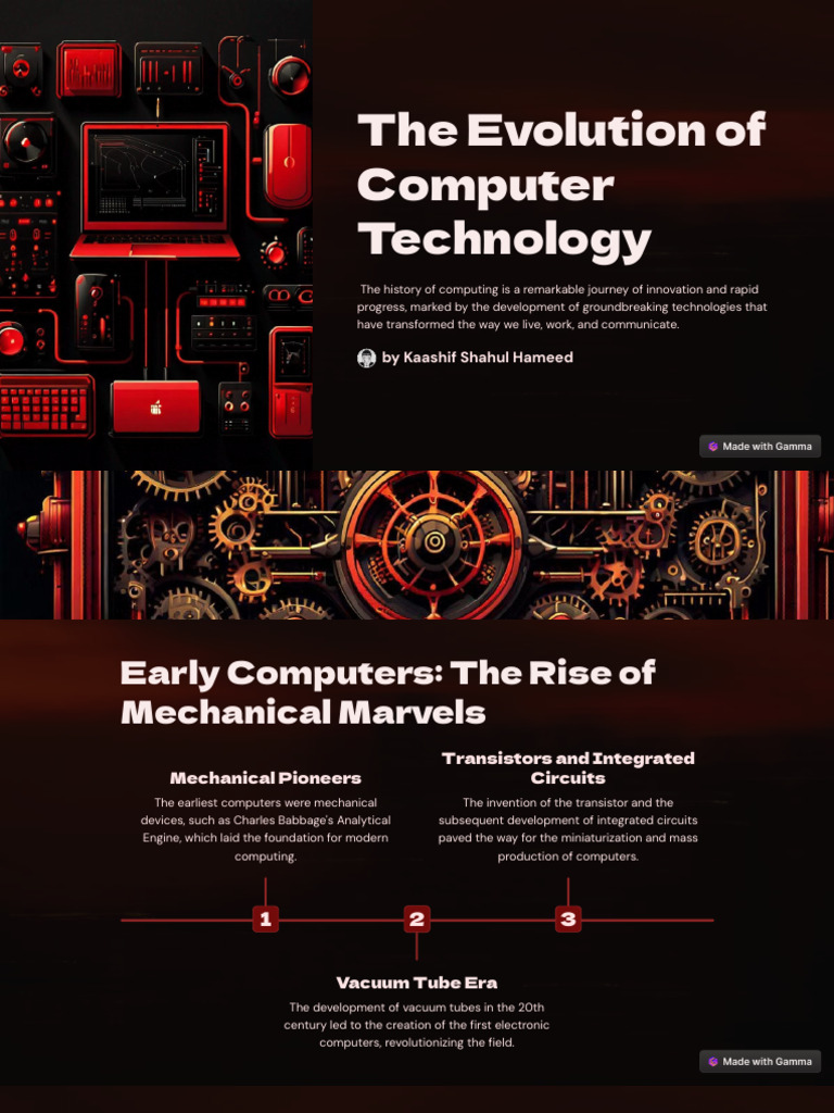 The Evolution of Computer Technology | PDF | Computing | Internet