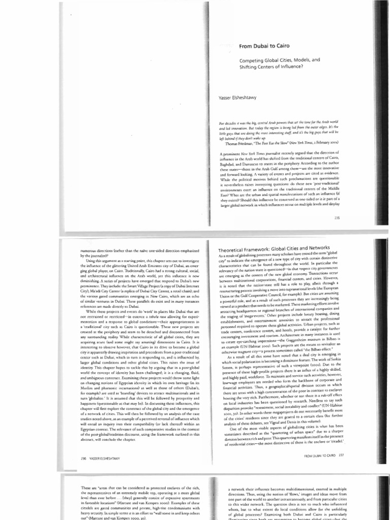 From - Dubai - To - Cairo El Sheshtawy | PDF | Dubai | Egypt