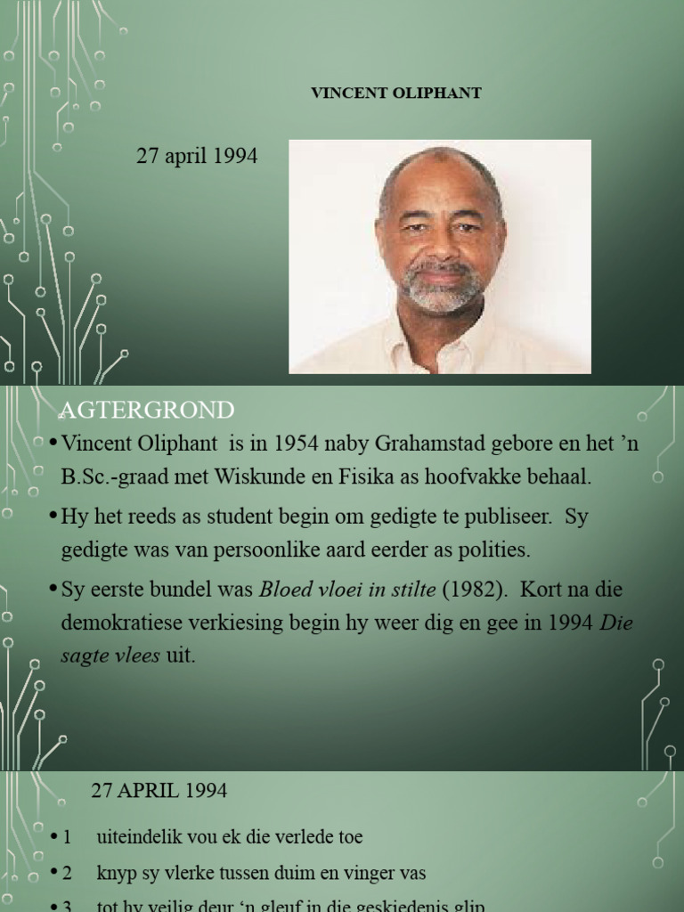 Afrikaans HT Gedig 6 - 27 April 1994 | PDF