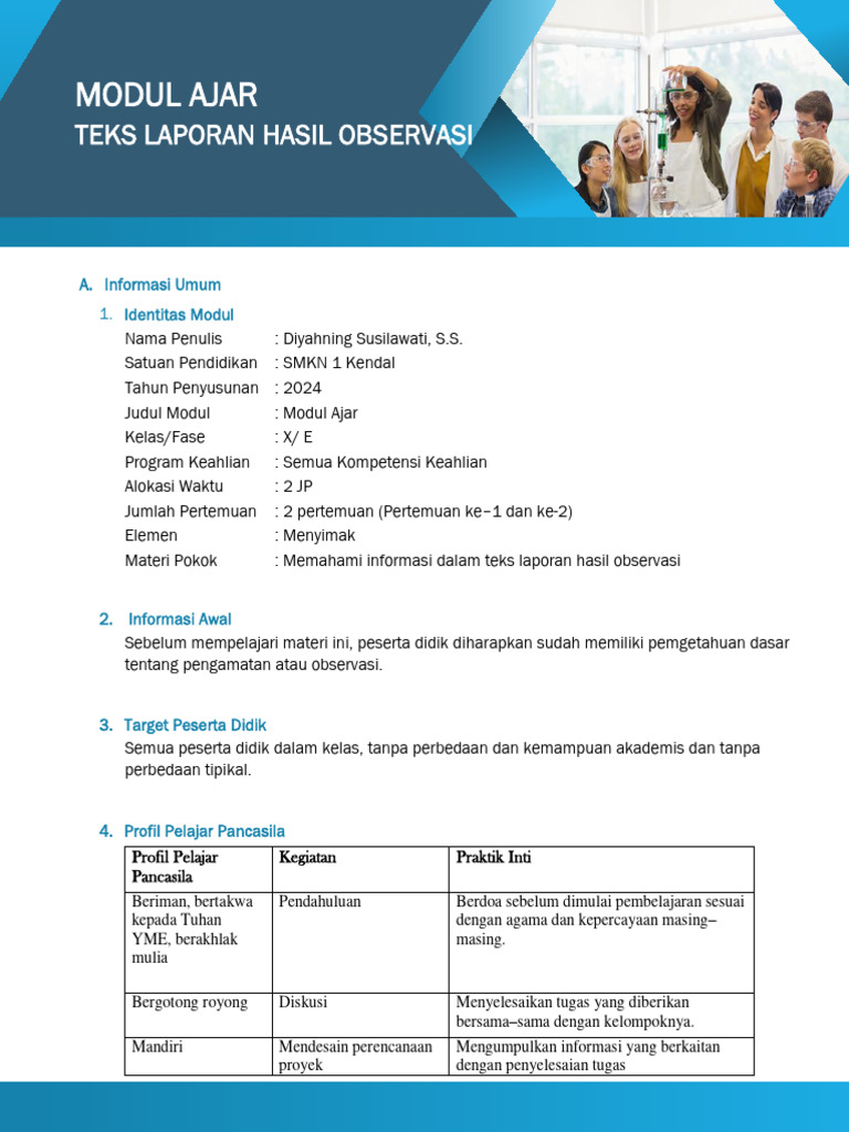 Modul Ajar Kls X | PDF | Seni