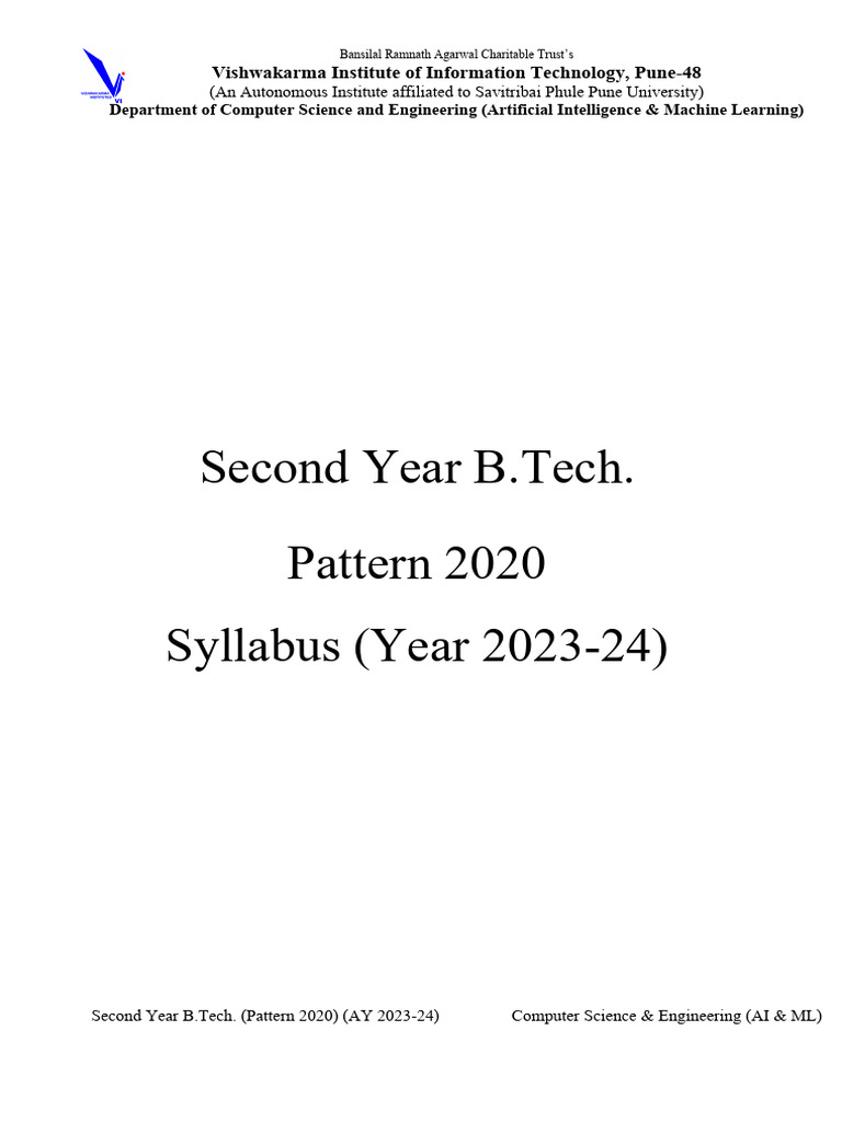 SY PAT2020 Course Content CSE AI ML | PDF | Method (Computer Programming) | Inheritance (Object ...