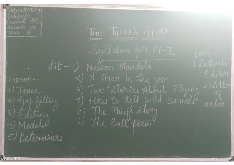 English Syllabus Pdf