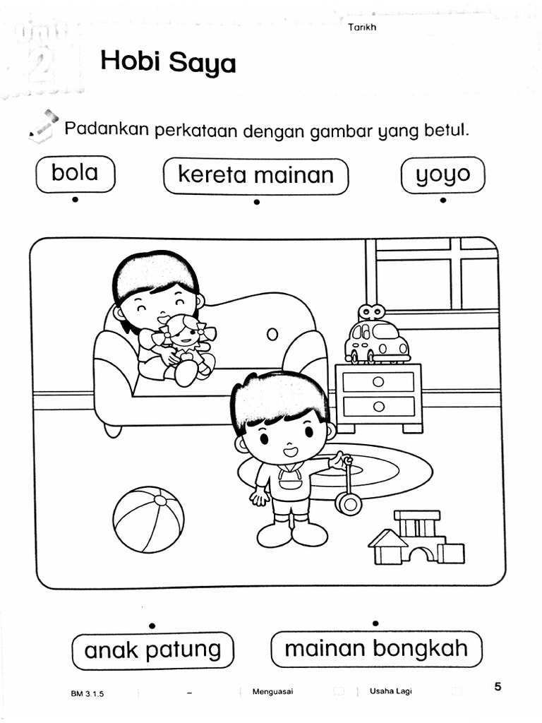 Latihan Unit 2 Hobi Saya | PDF