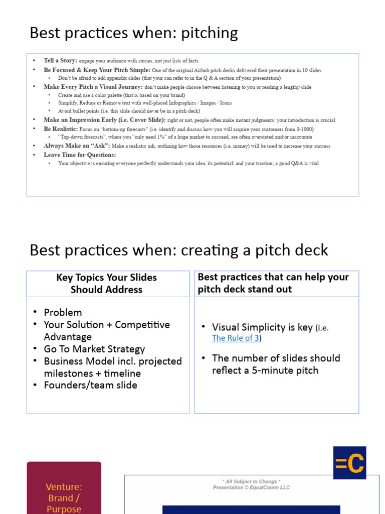 VD Pitchdeck Template | PDF | Startup Company | Small Business & Entrepreneurs