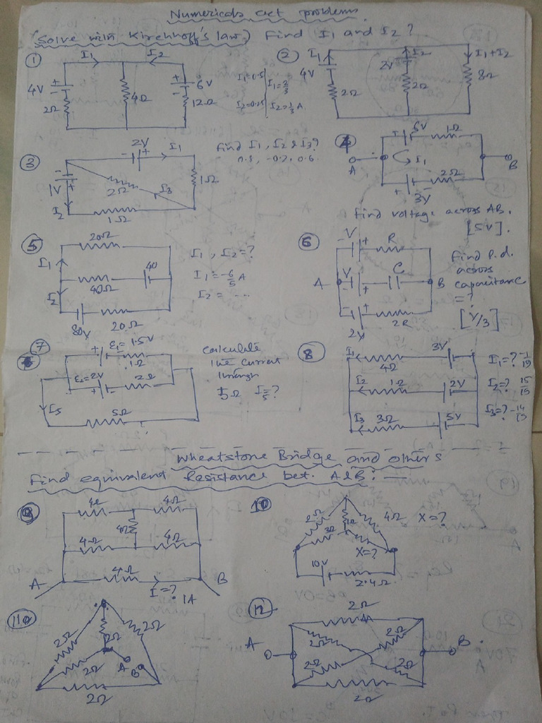 Current Numerical Problems01 | PDF