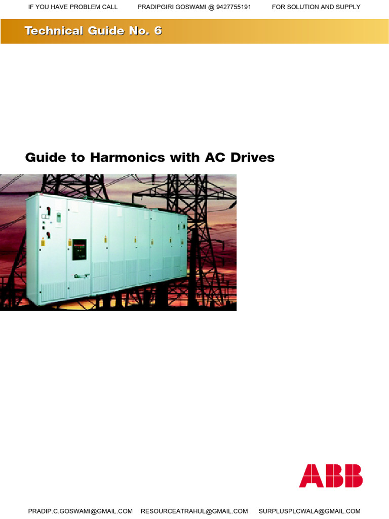 ABB Guide To Harmonics With AC Drives | PDF | Rectifier ...