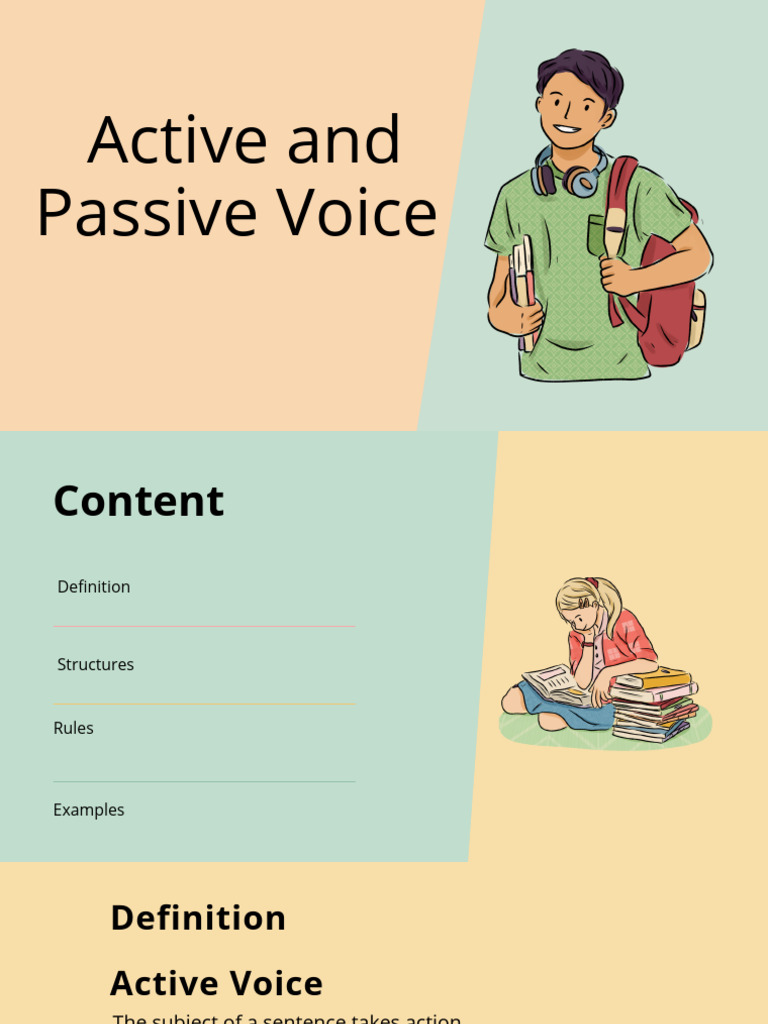 Passive Voice Presentation | PDF | Subject (Grammar) | Verb