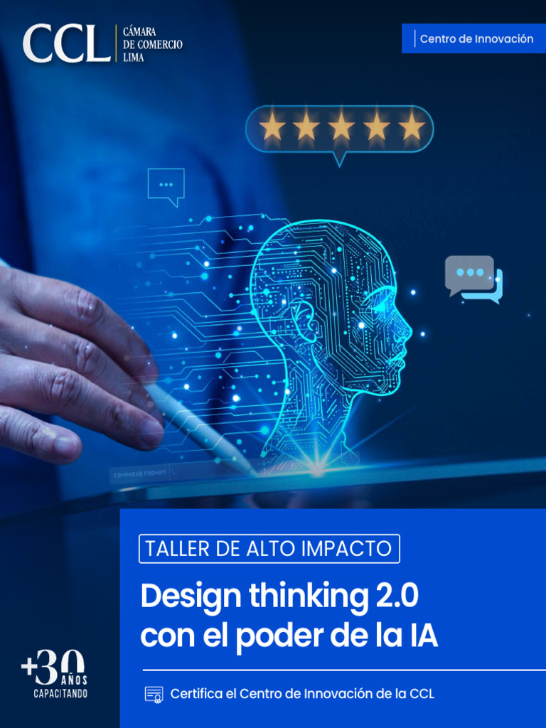 BROCHURE Design Thinking 2.0 - A | PDF | El pensamiento de diseño | Inteligencia artificial