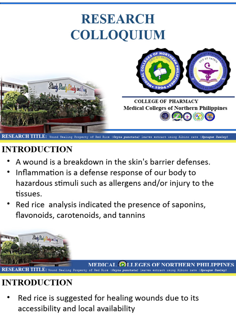 Group 2 PPT For Colloquium | PDF | P Value | Laboratory Rat