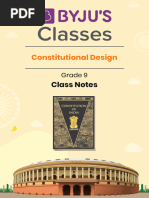 Class 9 Civics Chapter 2 Constitutional Design Notes | PDF ...