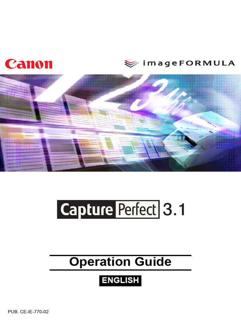 Cappe 3 E | PDF | Image Scanner | Optical Character Recognition