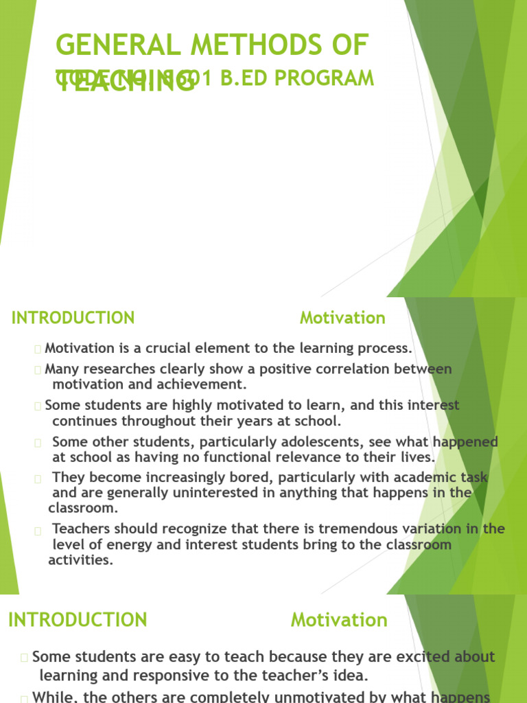 Understanding Motivation in Education | PDF | Motivational | Motivation