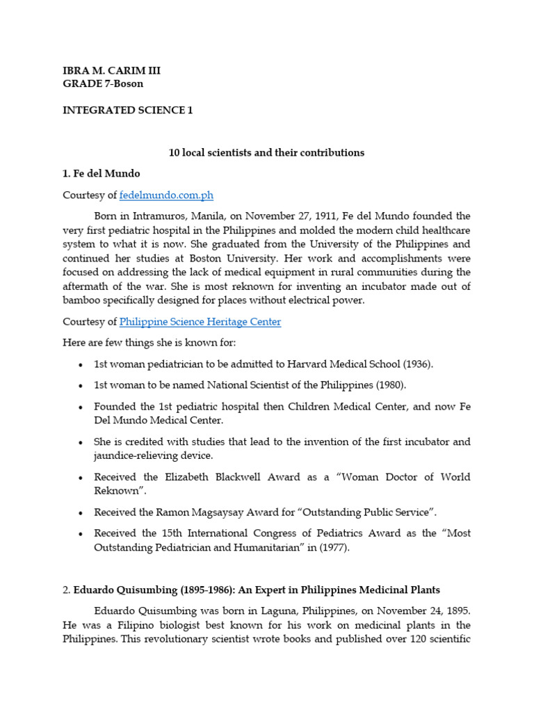 Afiya Assignment On Integ. Sci. | PDF | Physics | Thomas Edison