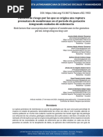 Control Prenatal GPC 2016 MSP | PDF | El embarazo | Parto prematuro