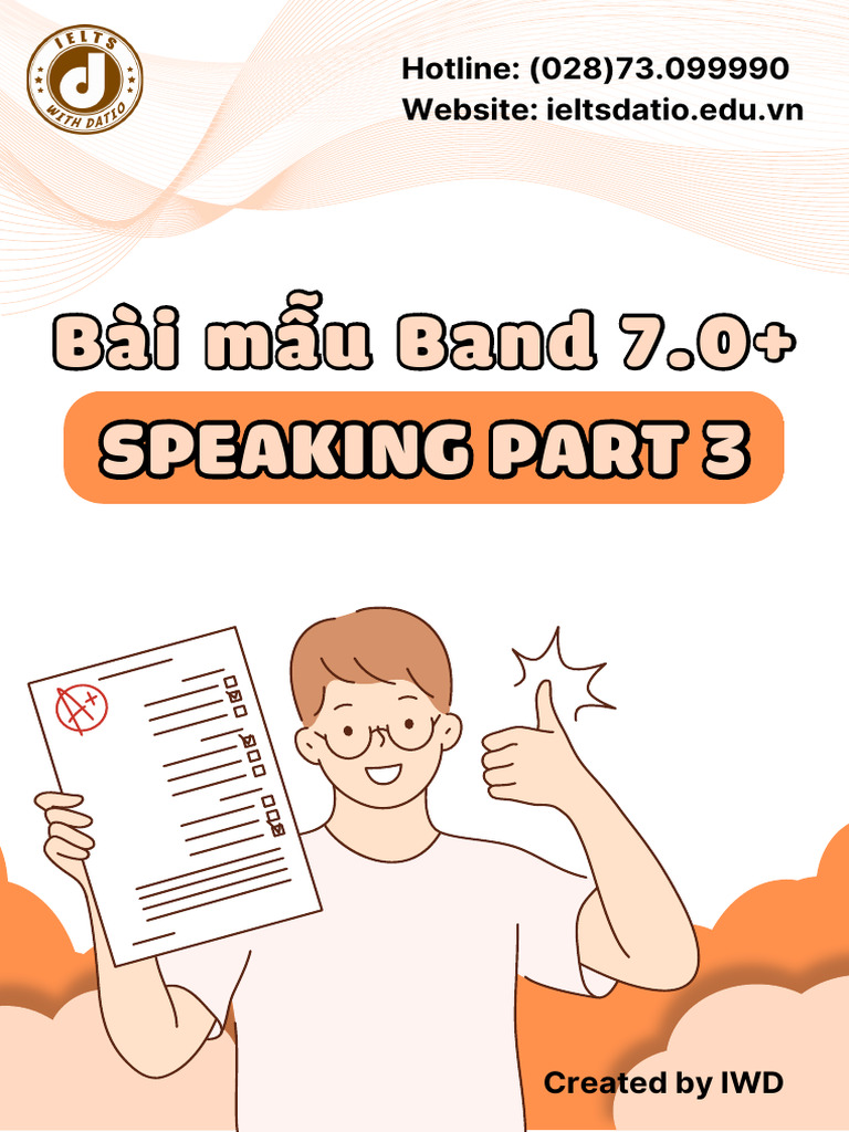 (Tháng 4 - 2024) Tài liệu Speaking part 3 | PDF | Science | English Language
