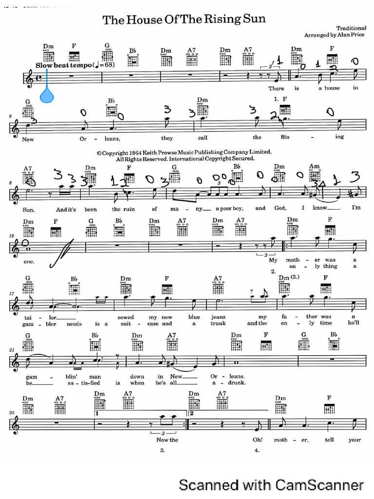 The House of Rising Sun | PDF